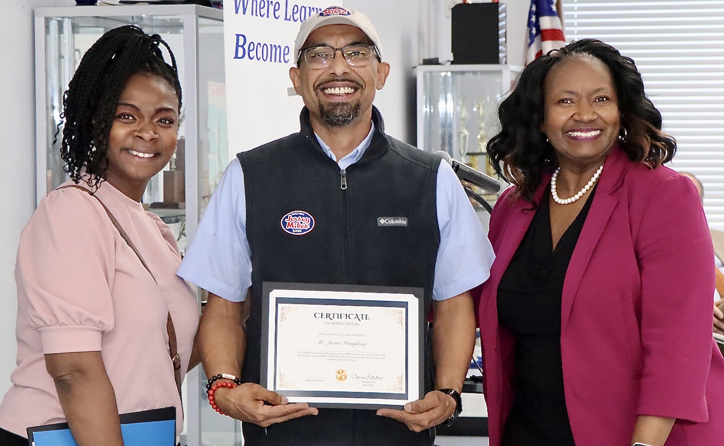 MPSD recognizes Jersey Mike’s | Meridian Star