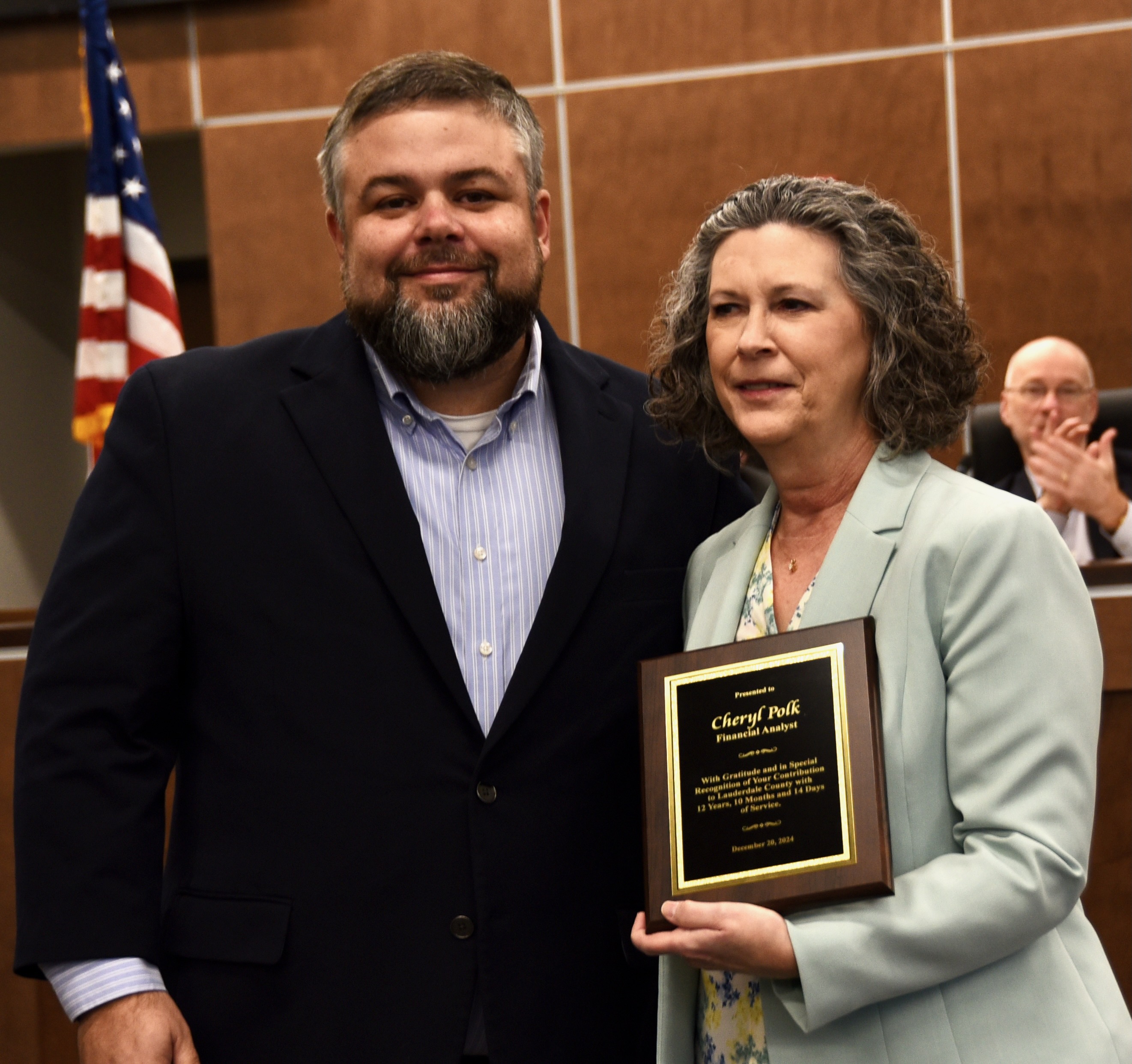 Supervisors recognize Polk for years of service | Meridian Star