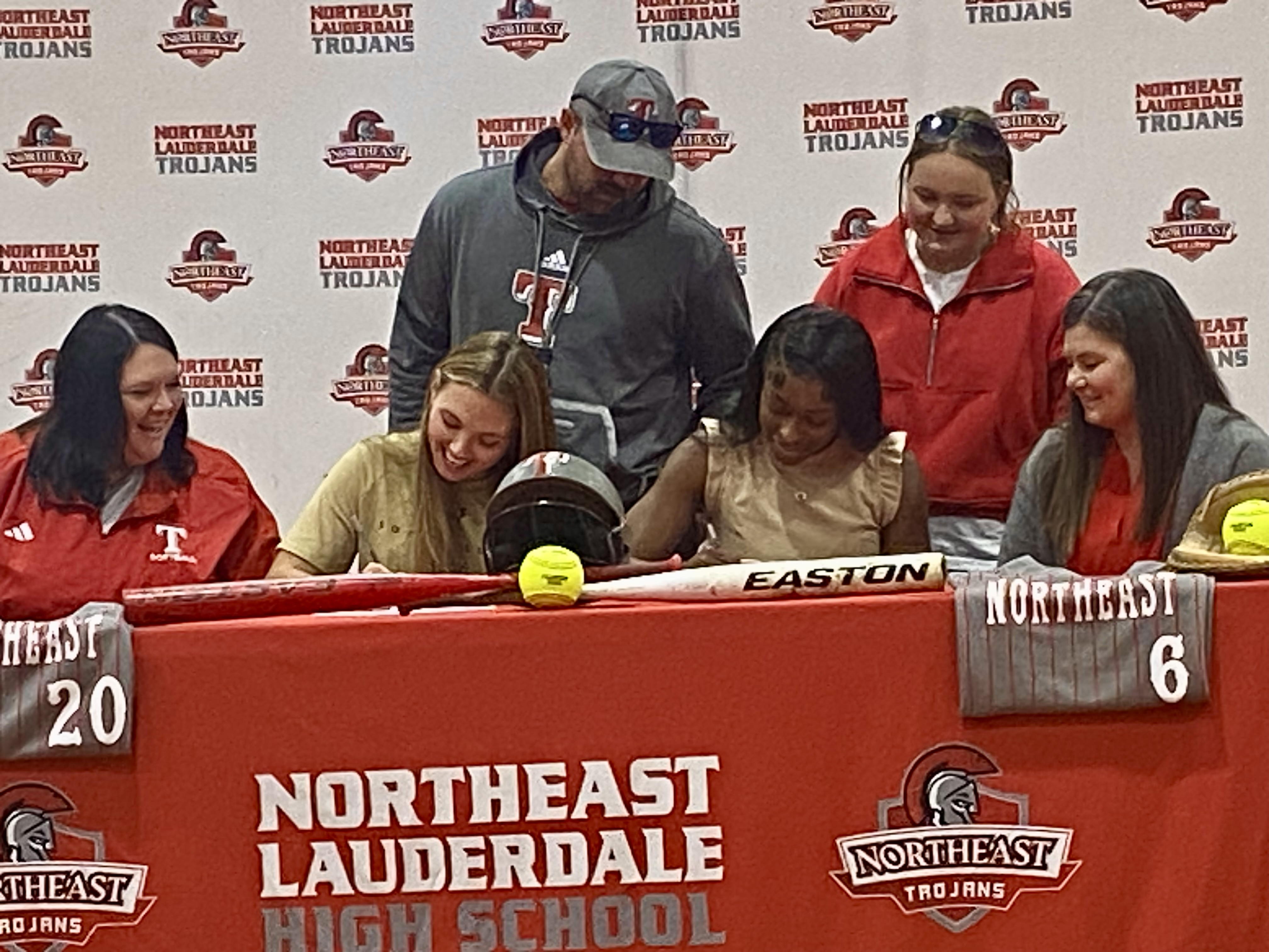 Northeast’s Ramsey, Scarbrough sign for college softball | Meridian Star