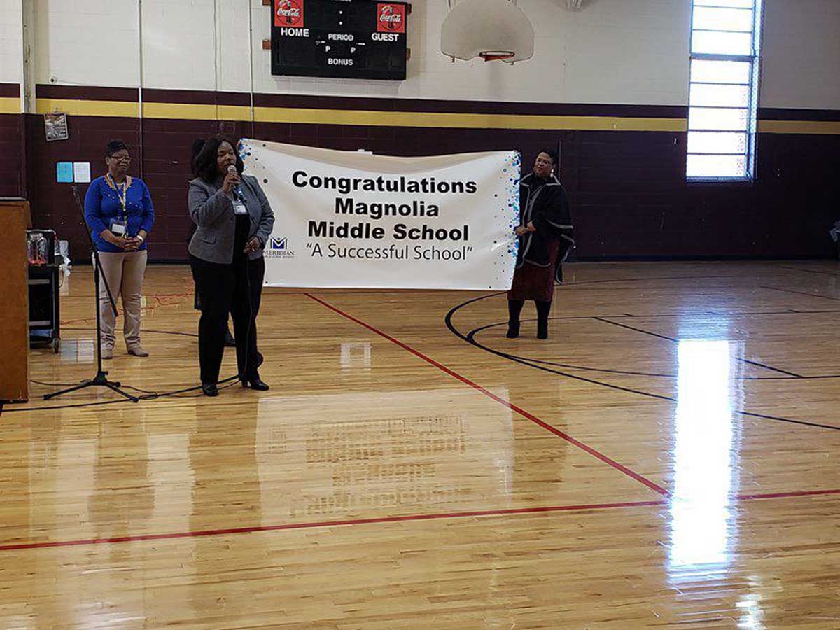 Magnolia Middle School celebrates success, principal | Meridian Star