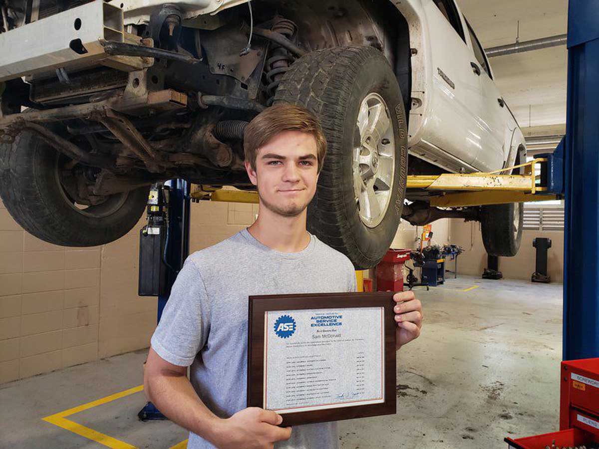 Ross Collins student makes history on auto exams | Meridian Star