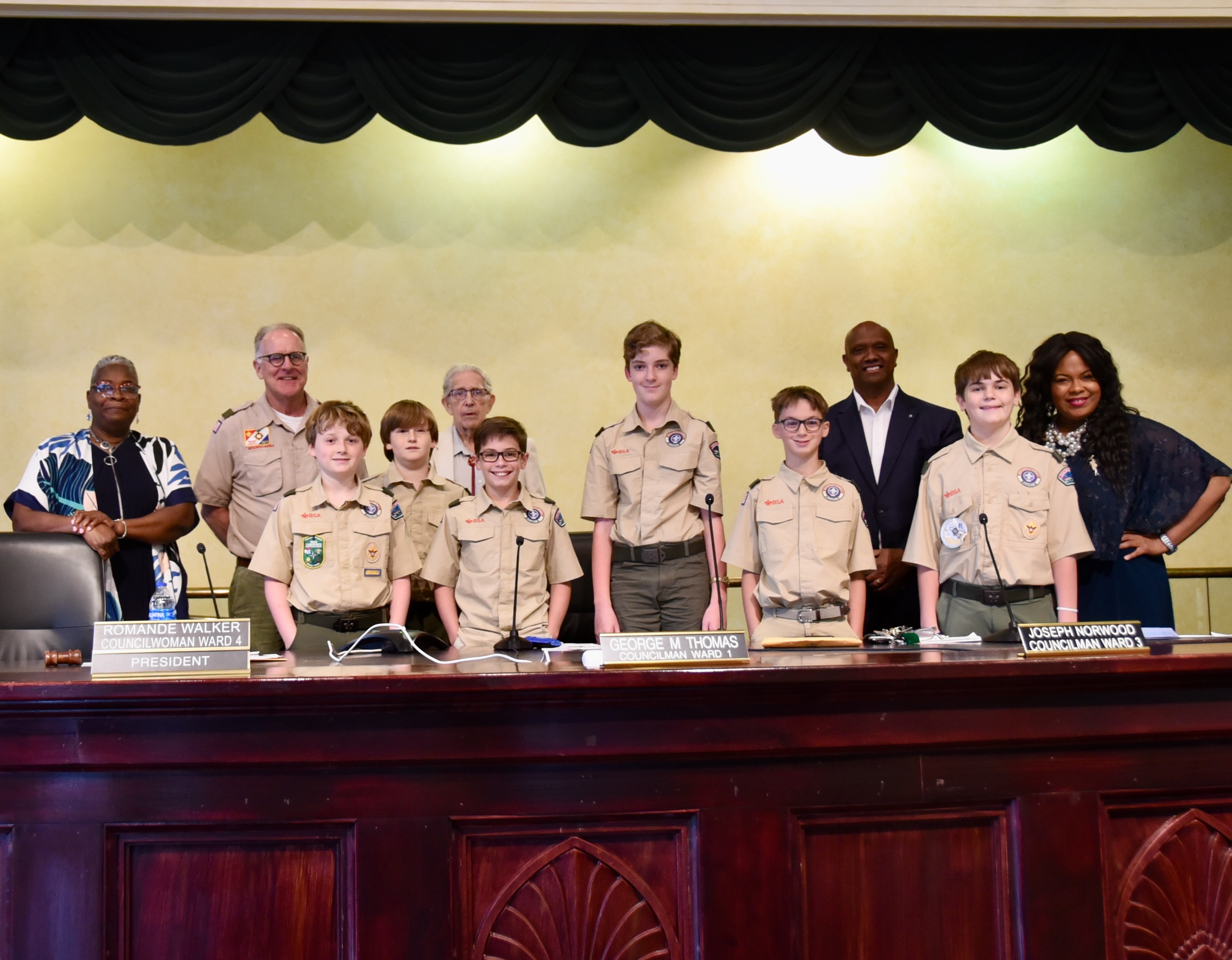 Scouts visit council for citizenship badge | Meridian Star