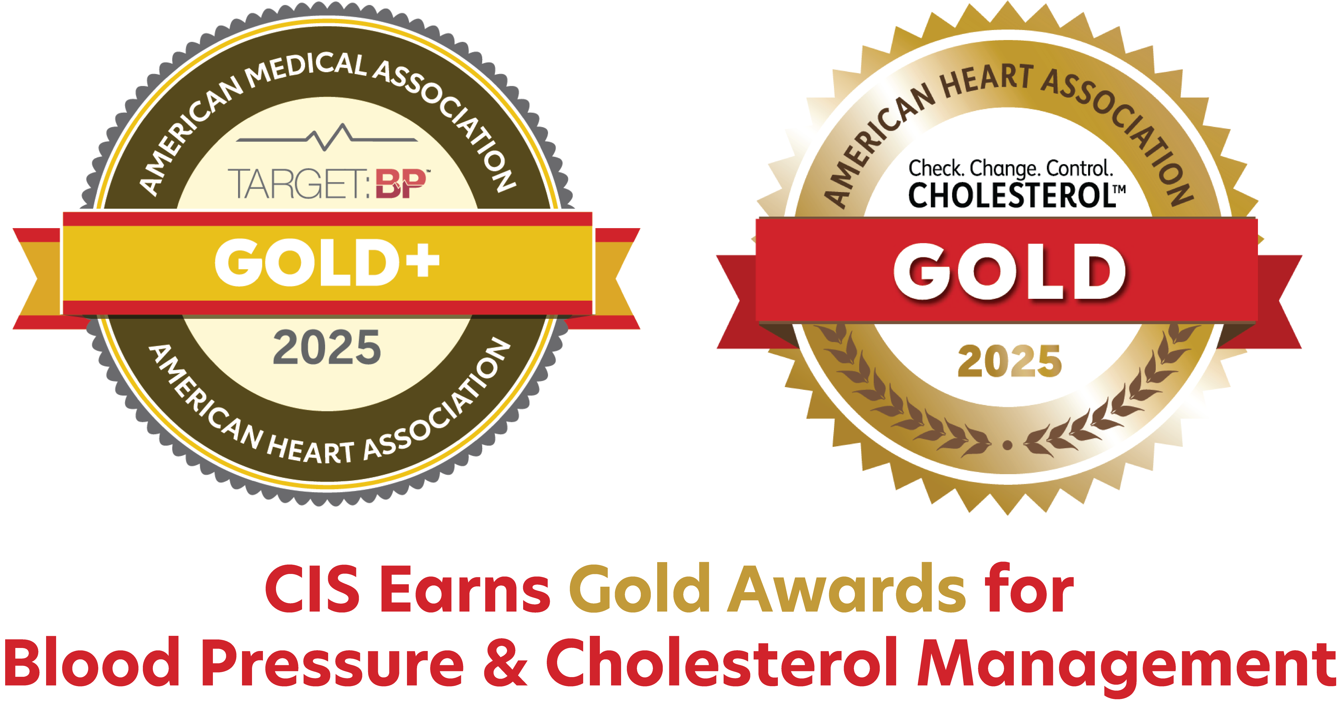 CIS receives awards for excellence in blood pressure and cholesterol ...