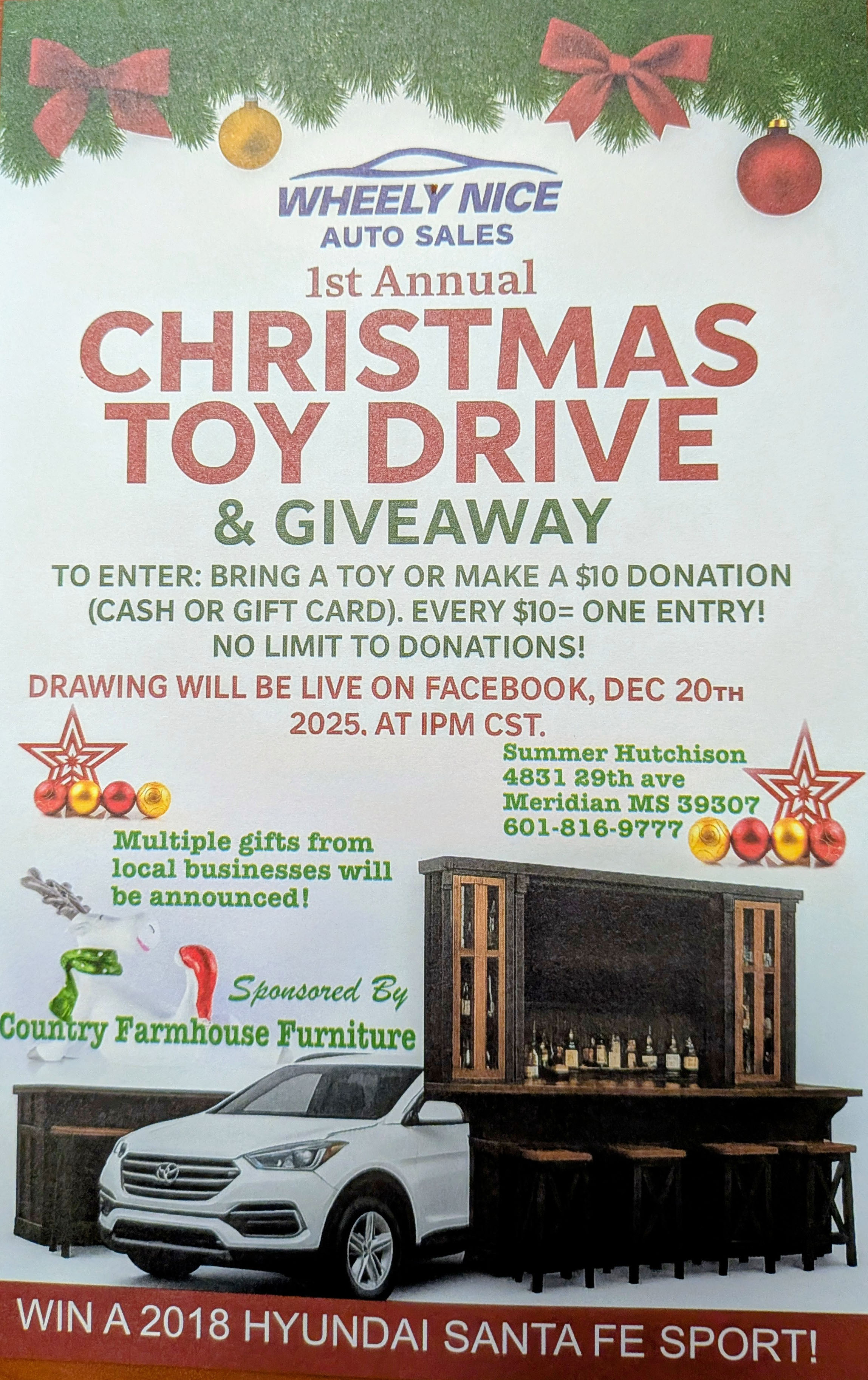 Wheely Nice looks to give back through Toy Drive and Giveaway ...