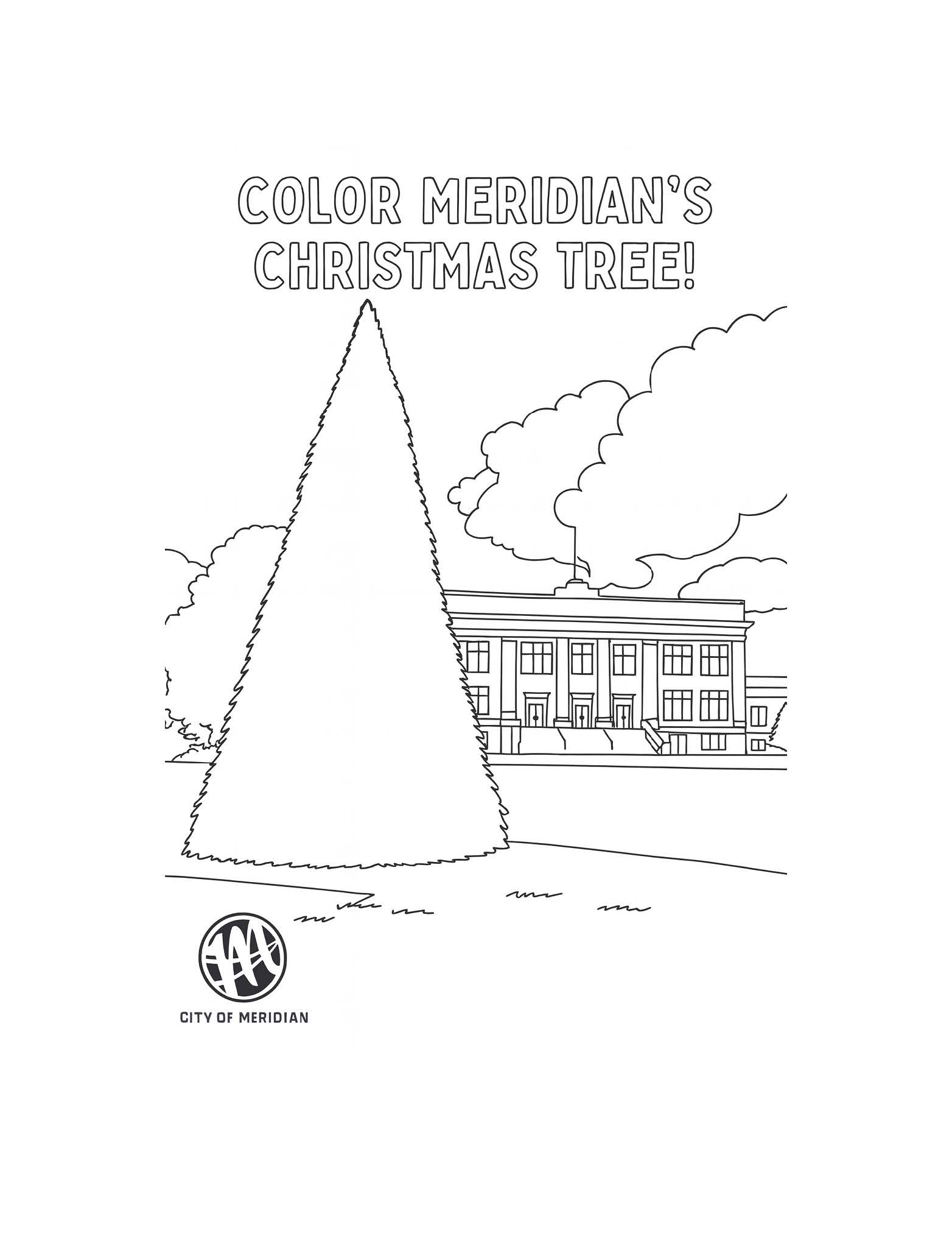 Meridian announces Mayor’s Kids’ Christmas Tree Coloring Contest ...