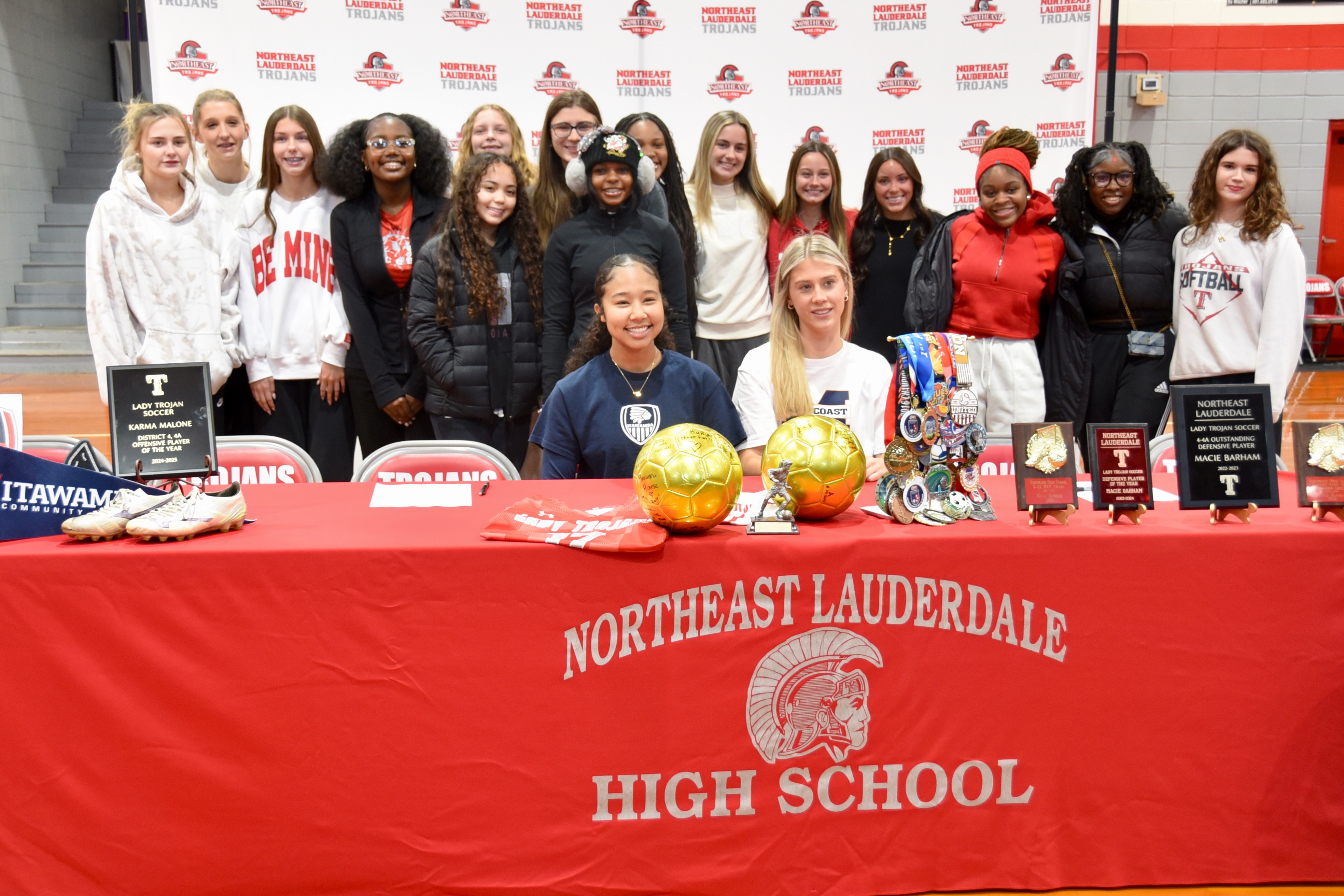 Northeast Trojans send two soccer players to collegiate level ...